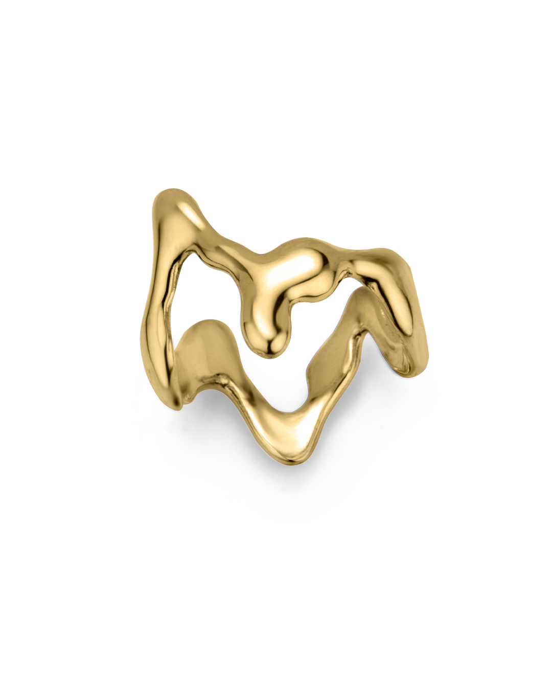 Sculptural Silver Ring – Squiggle Ring | STEFF ELEOFF – Steff Eleoff