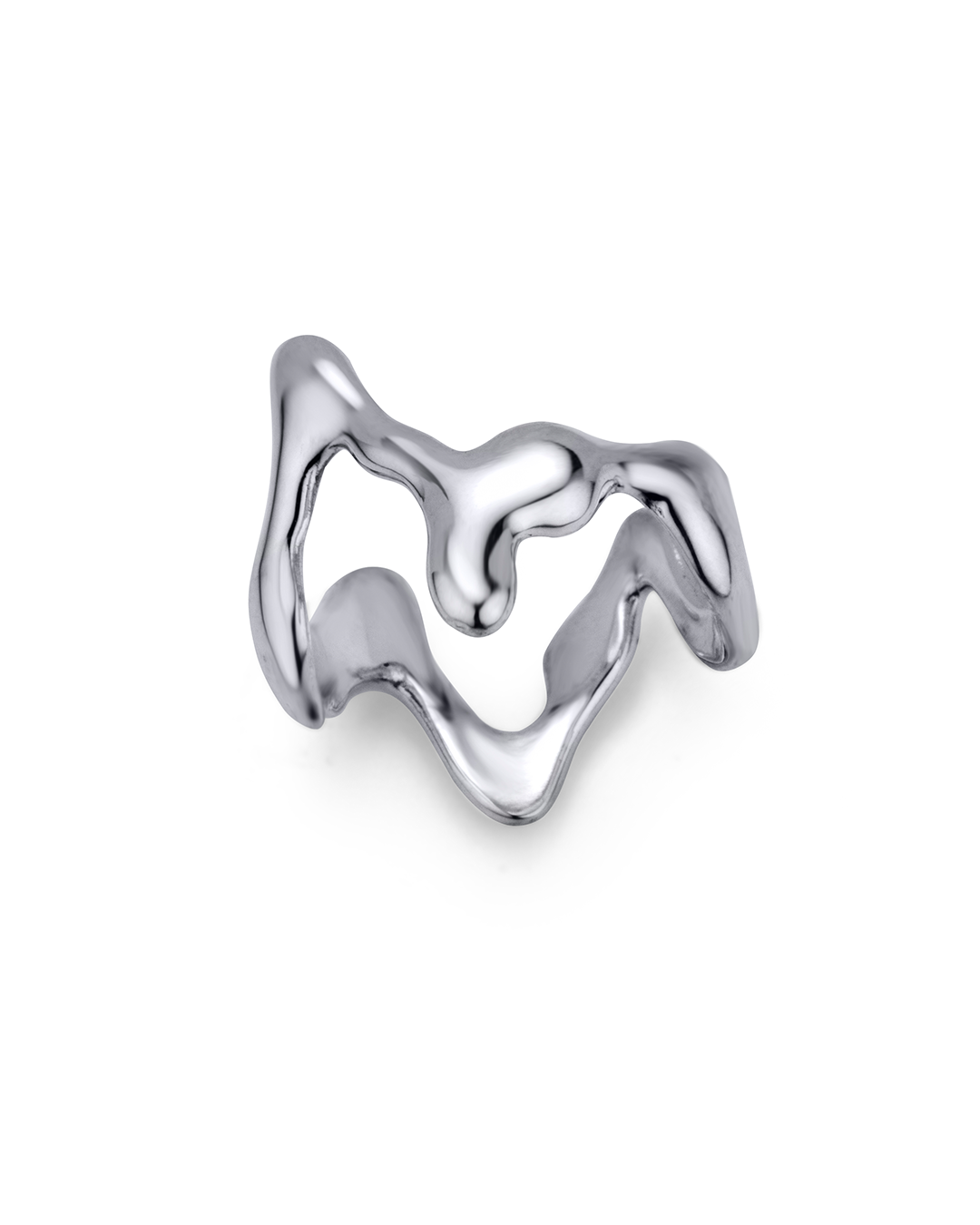 Sculptural Silver Ring – Squiggle Ring | STEFF ELEOFF – Steff Eleoff